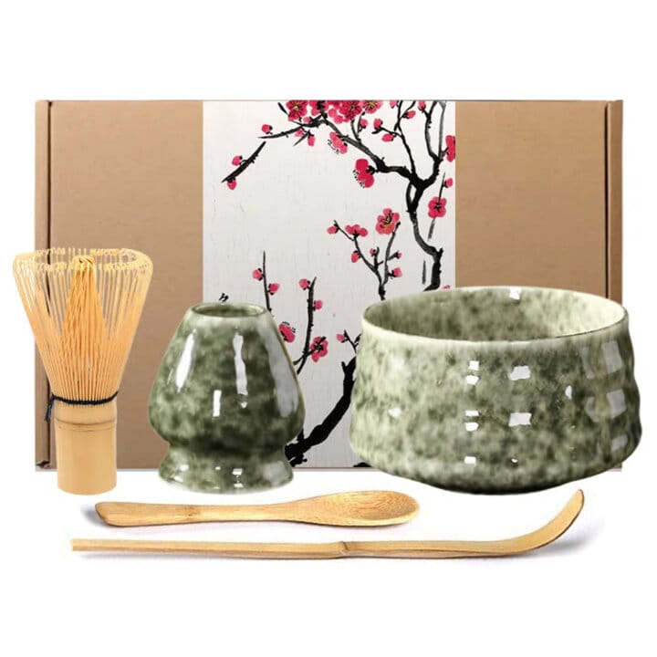 Buy Rustic Green Matcha Tea Set | Katachiware