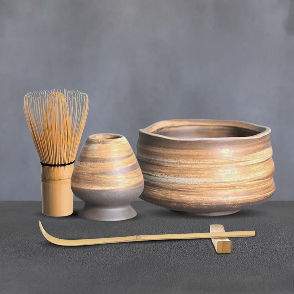 Artisan Series River Stone Matcha Tea Set | Katachiware