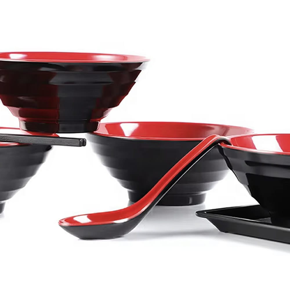 Shop Red & Black Complete Donburi Bowl Set | Katachiware