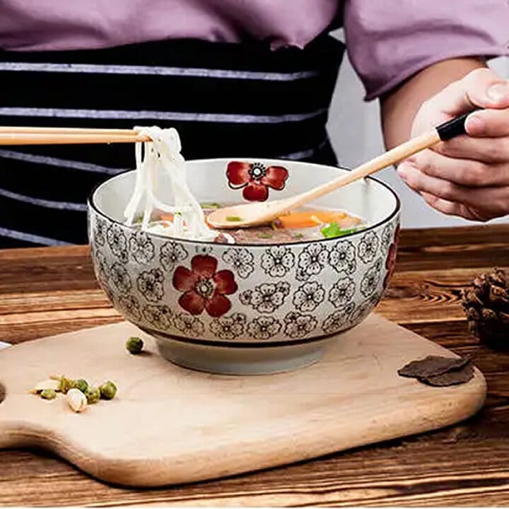Buy Crimson Underglazed Donburi Bowl Set | Katachiware