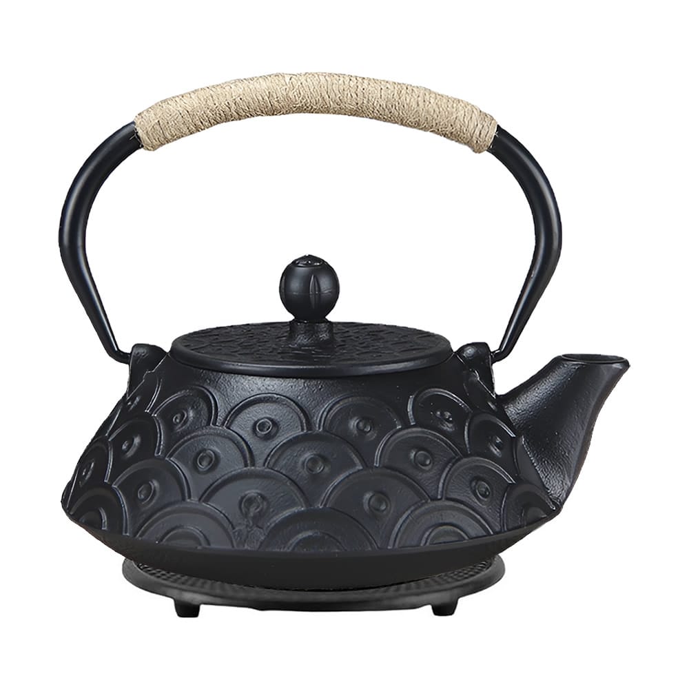 Buy Seigaiha Cast Iron Tea Pot | Katachiware